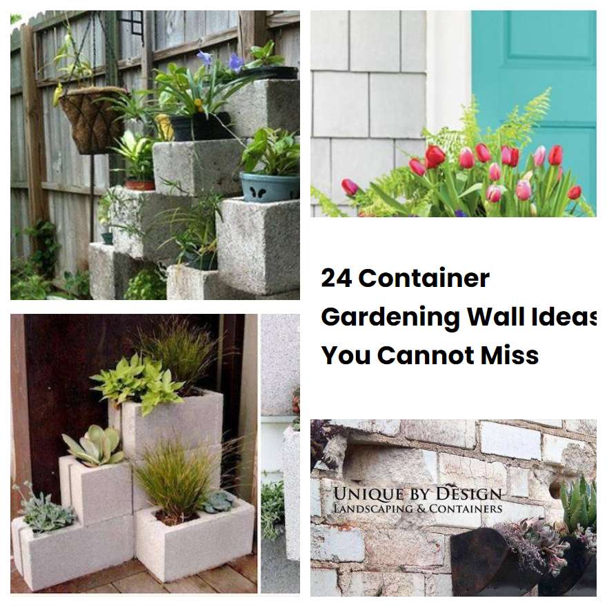 24 Container Gardening Wall Ideas You Cannot Miss | SharonSable