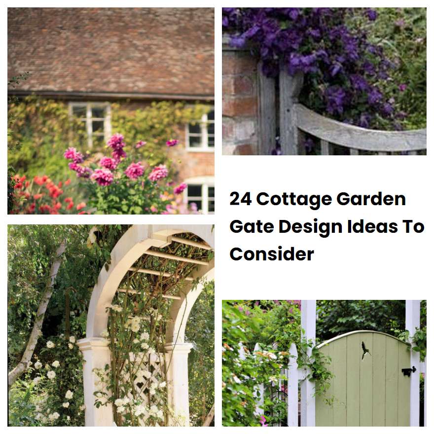 24 Cottage Garden Gate Design Ideas To Consider | SharonSable