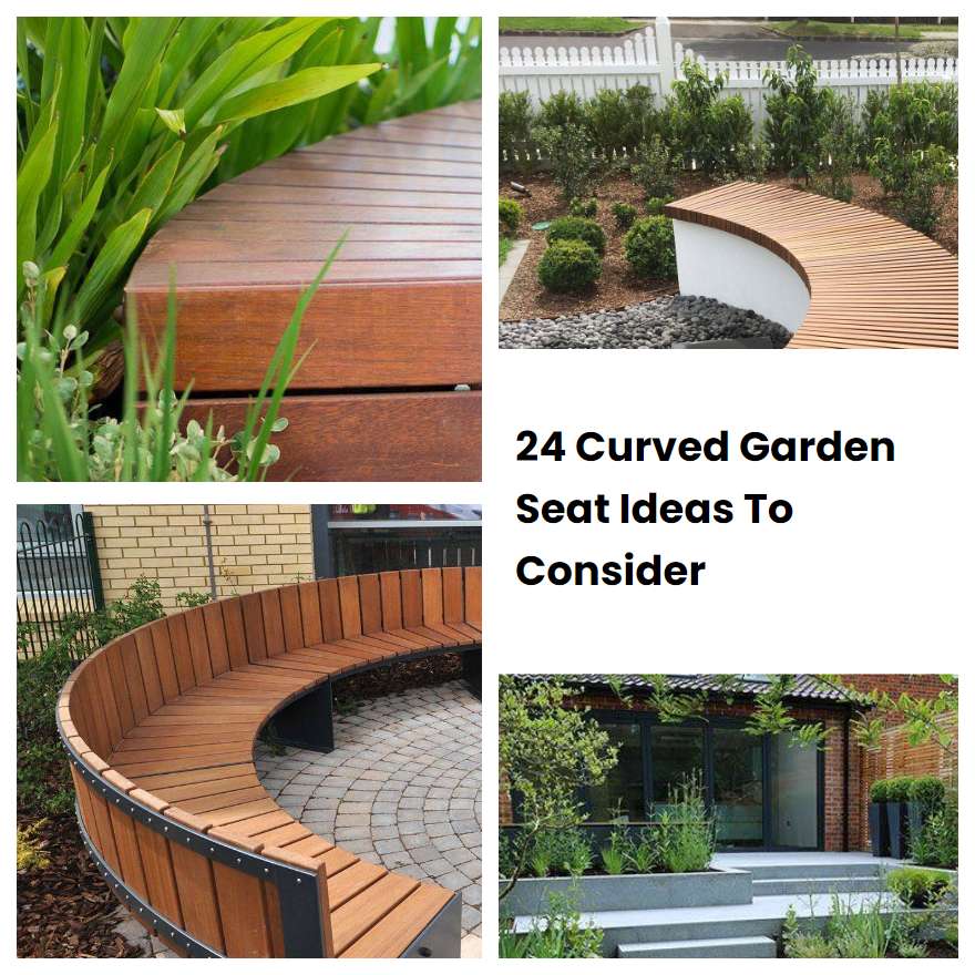 24 Curved Garden Seat Ideas To Consider | SharonSable