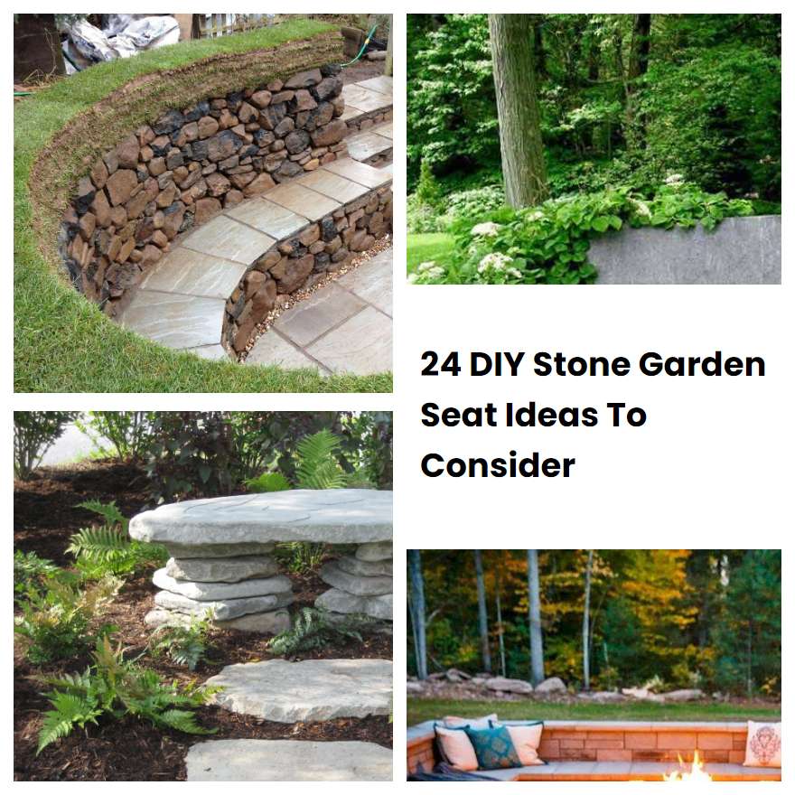 24 DIY Stone Garden Seat Ideas To Consider | SharonSable
