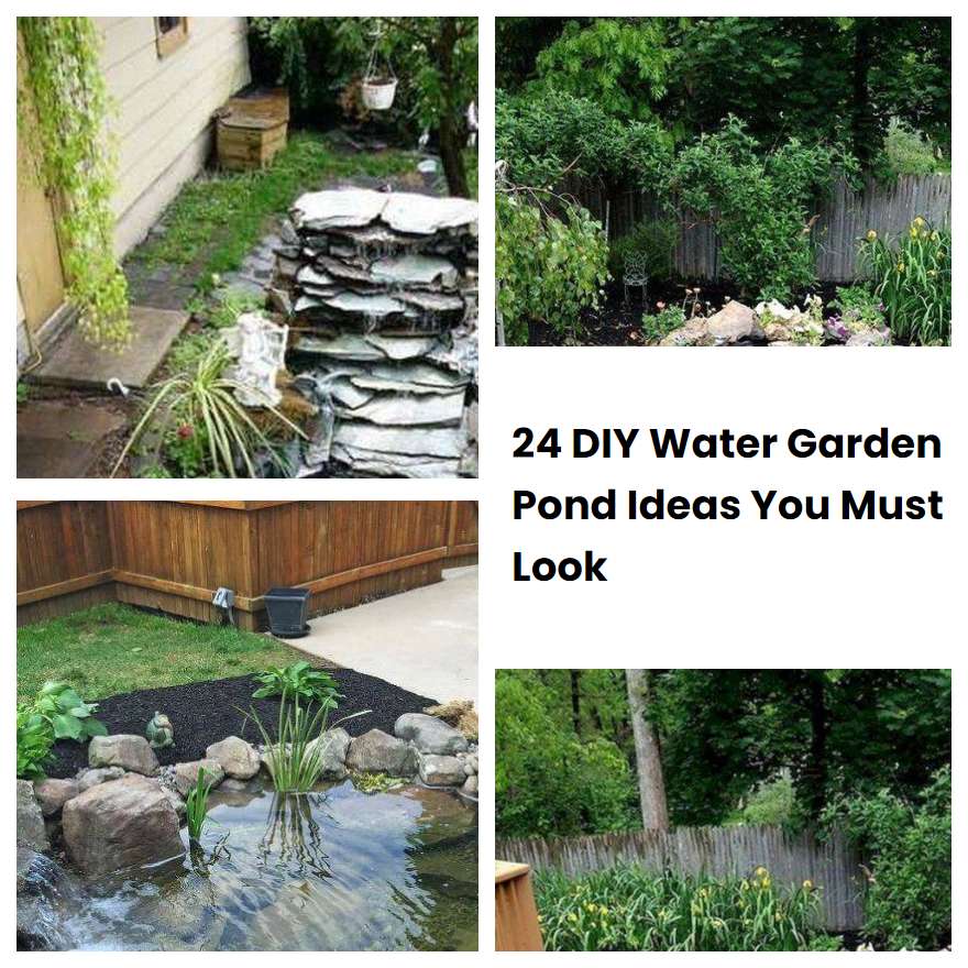 24 DIY Water Garden Pond Ideas You Must Look | SharonSable