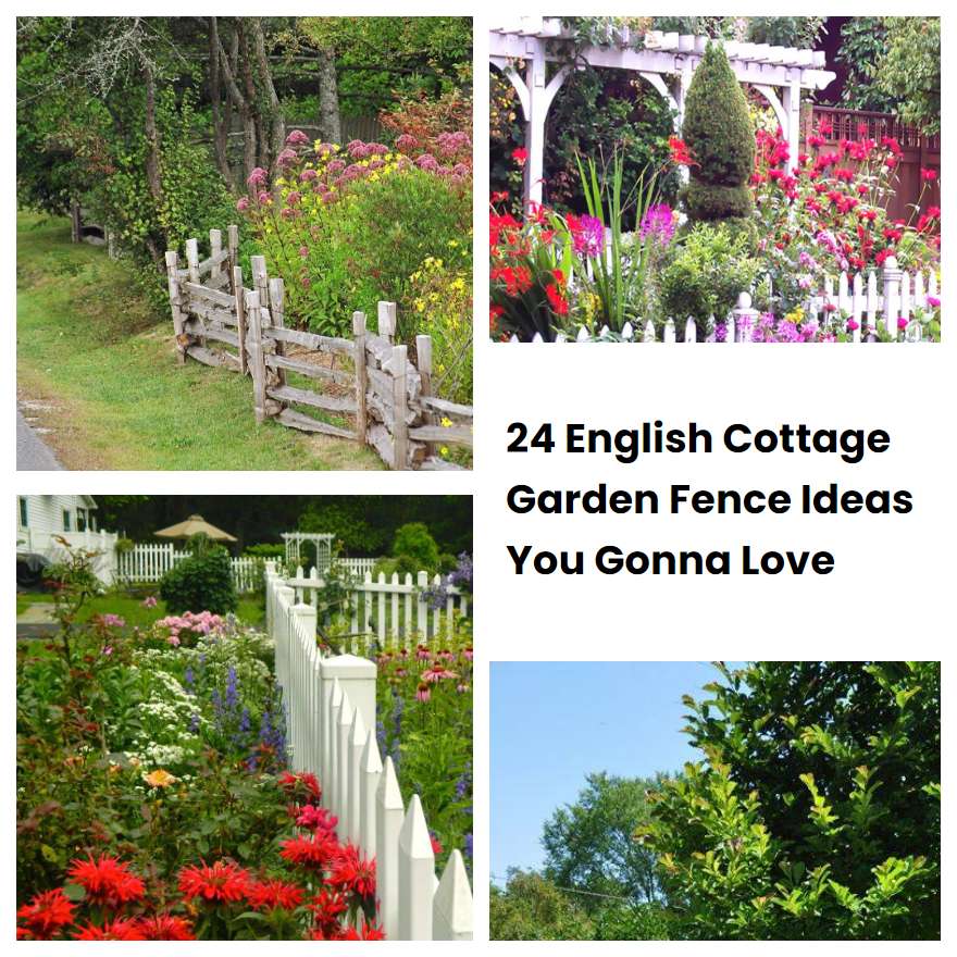 24 English Cottage Garden Fence Ideas You Gonna Love | SharonSable