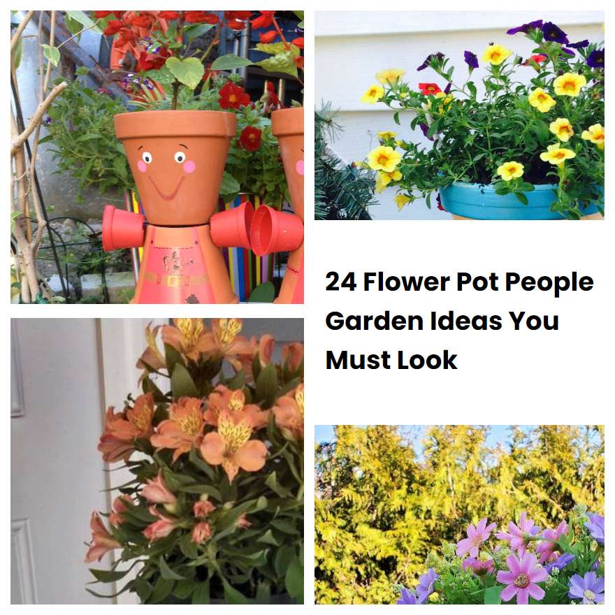 24 Flower Pot People Garden Ideas You Must Look | SharonSable