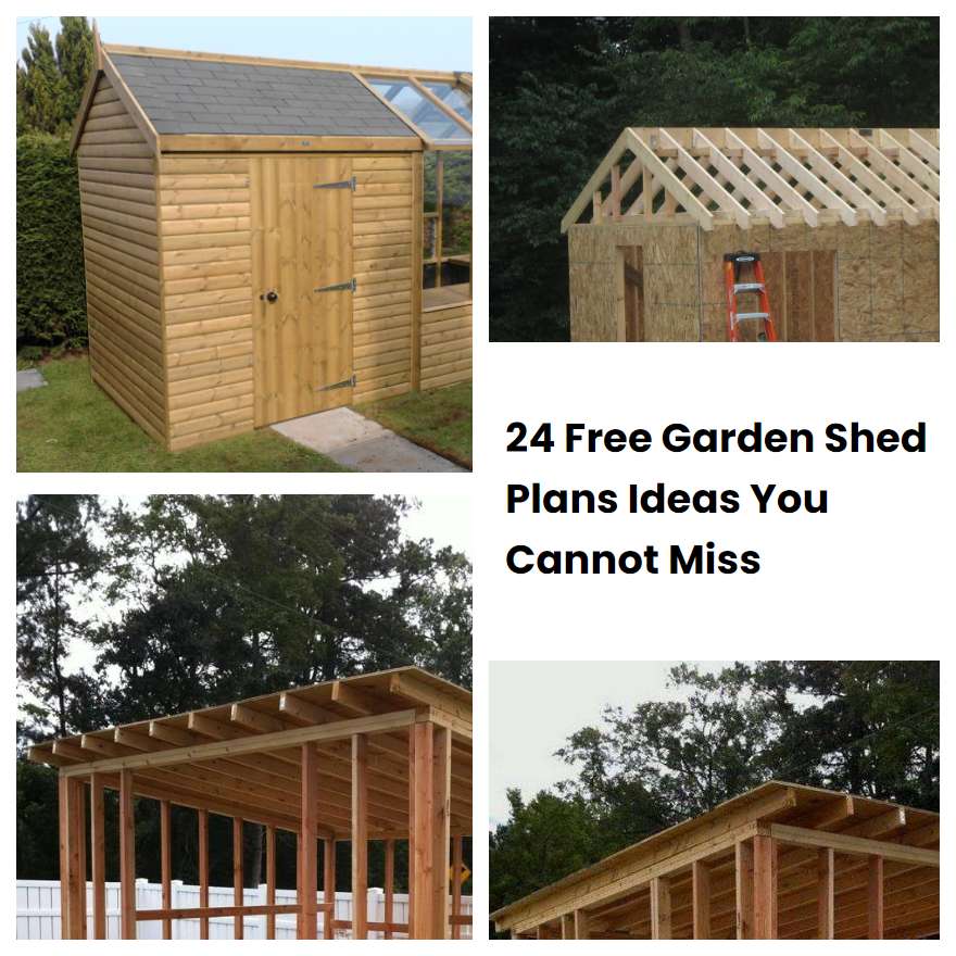 24 Free Garden Shed Plans Ideas You Cannot Miss | SharonSable