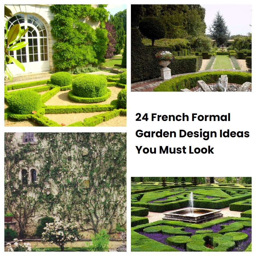 24 French Formal Garden Design Ideas You Must Look | SharonSable
