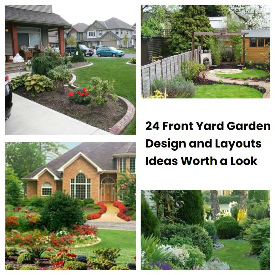 24 Front Yard Garden Design and Layouts Ideas Worth a Look | SharonSable