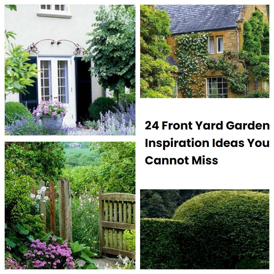 24 Front Yard Garden Inspiration Ideas You Cannot Miss | SharonSable