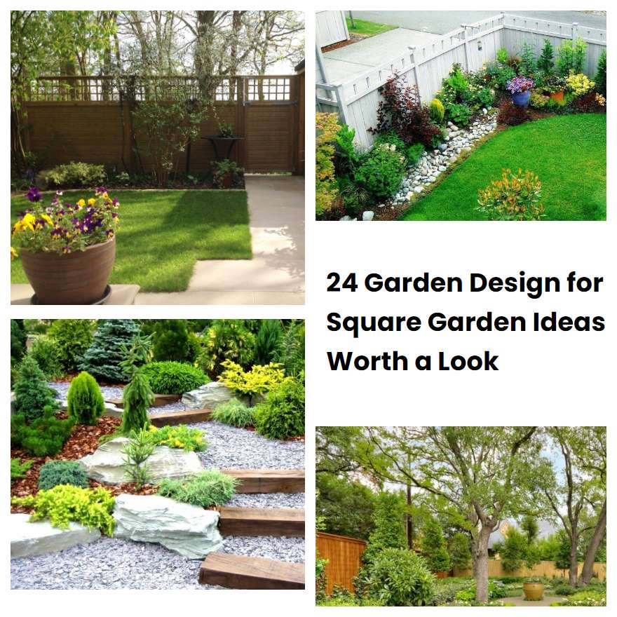 24 Garden Design for Square Garden Ideas Worth a Look | SharonSable