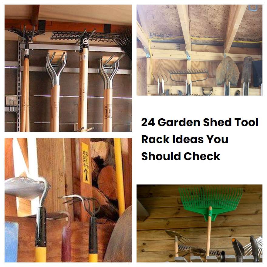 24 Garden Shed Tool Rack Ideas You Should Check | SharonSable