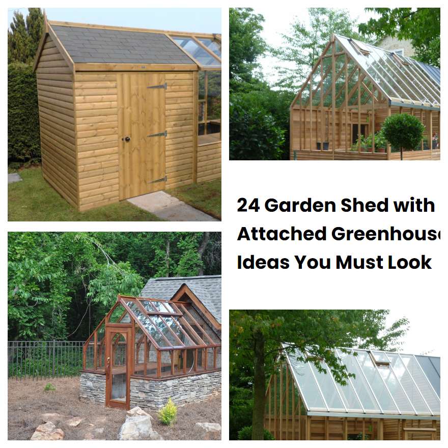 24 Garden Shed with Attached Greenhouse Ideas You Must Look | SharonSable