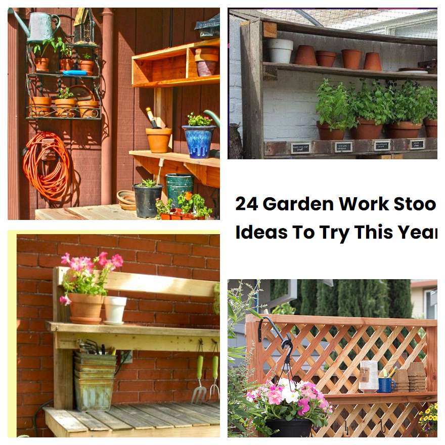 24 Garden Work Stool Ideas To Try This Year | SharonSable