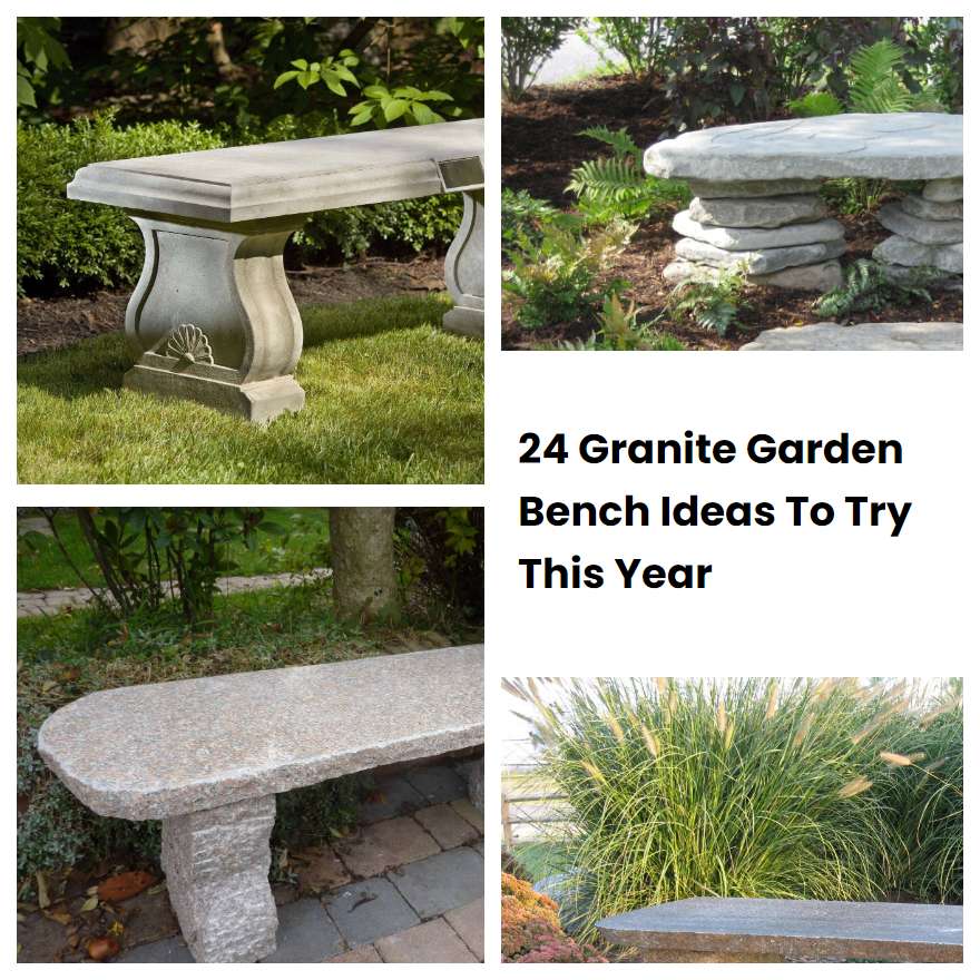 24 Granite Garden Bench Ideas To Try This Year | SharonSable