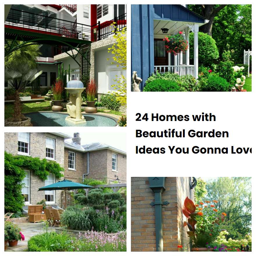 24 Homes with Beautiful Garden Ideas You Gonna Love | SharonSable