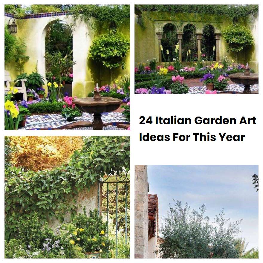 24 Italian Garden Art Ideas For This Year | SharonSable