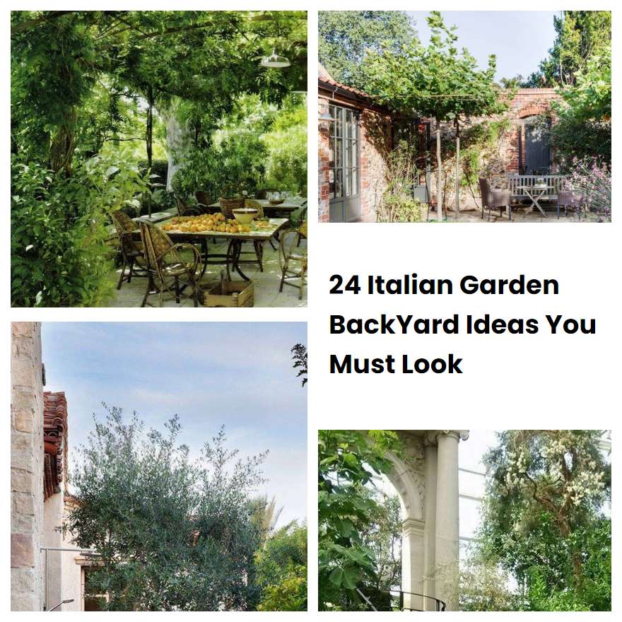 24 Italian Garden BackYard Ideas You Must Look | SharonSable