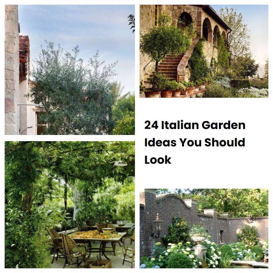 24 Italian Garden Ideas You Should Look | SharonSable