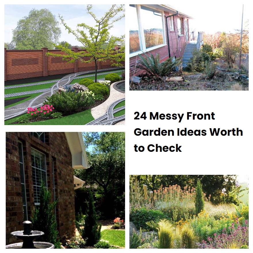 24 Messy Front Garden Ideas Worth to Check | SharonSable