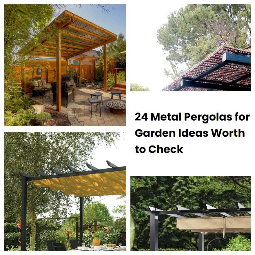 24 Metal Pergolas for Garden Ideas Worth to Check | SharonSable