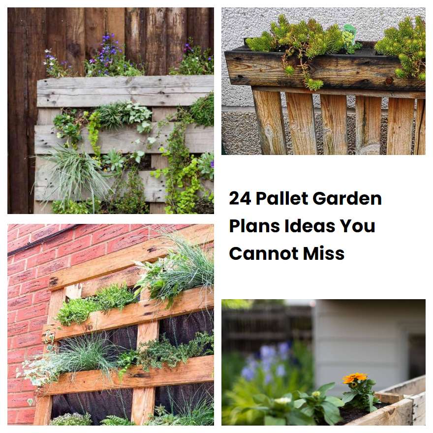 24 Pallet Garden Plans Ideas You Cannot Miss | SharonSable