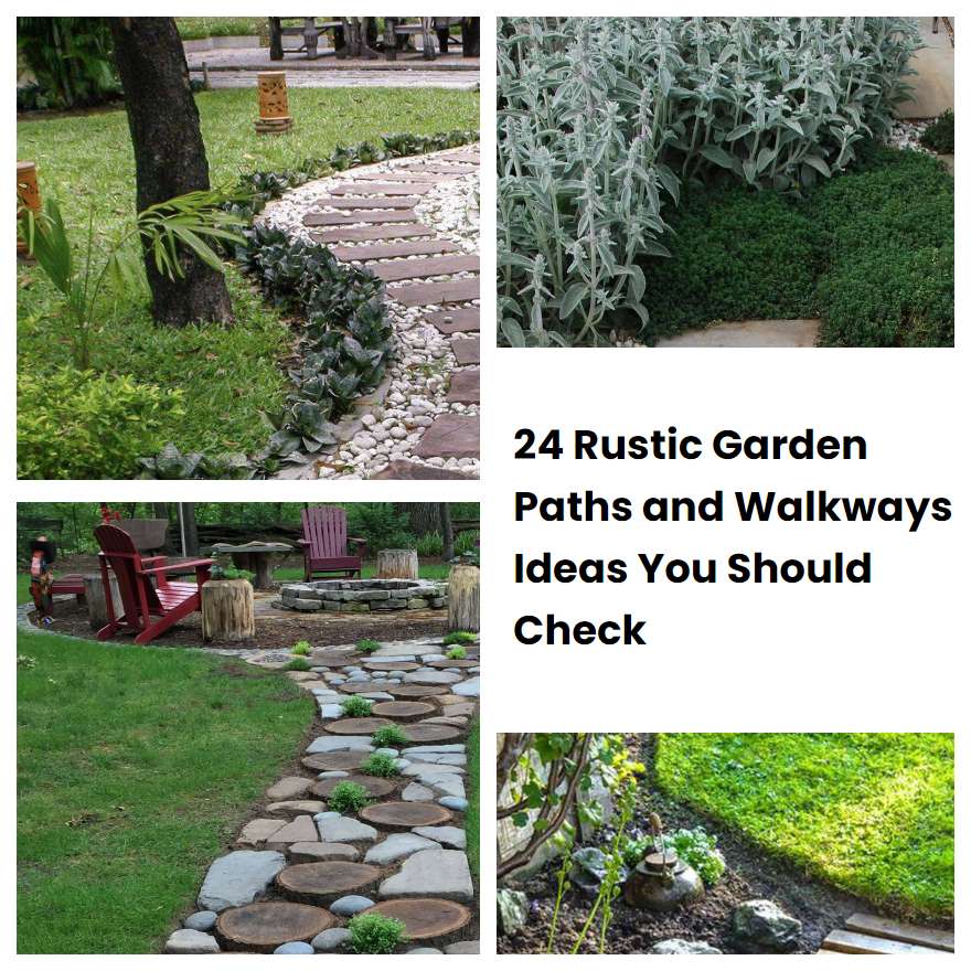 24 Rustic Garden Paths and Walkways Ideas You Should Check | SharonSable