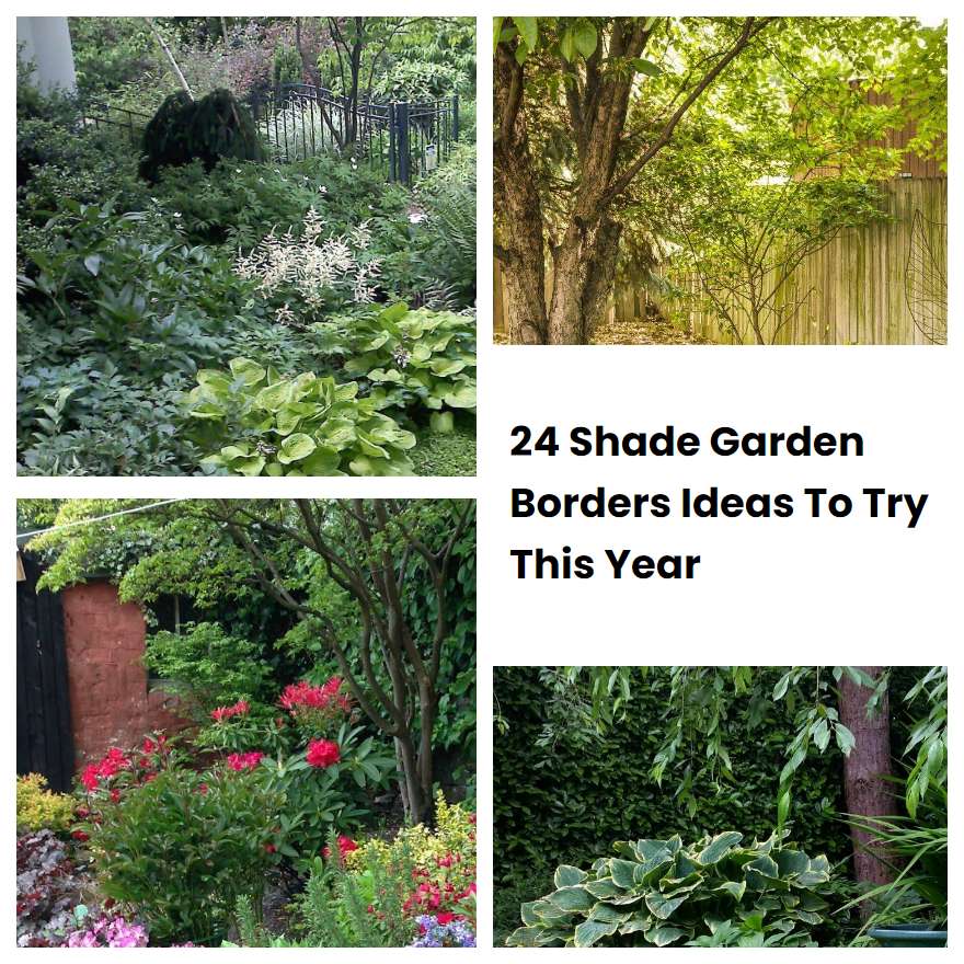 24 Shade Garden Borders Ideas To Try This Year | SharonSable