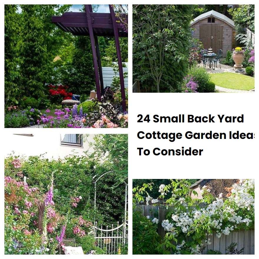 24 Small Back Yard Cottage Garden Ideas To Consider | SharonSable
