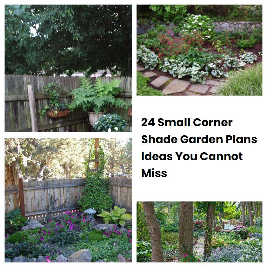 24 Small Corner Shade Garden Plans Ideas You Cannot Miss | SharonSable