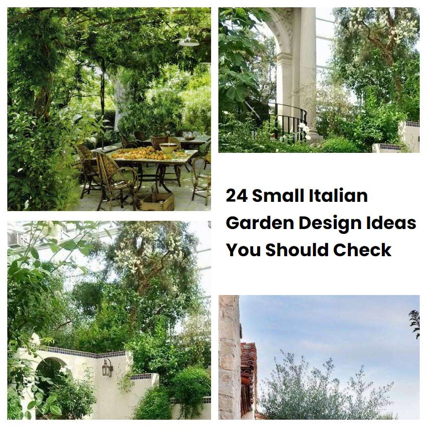 24 Small Italian Garden Design Ideas You Should Check | SharonSable