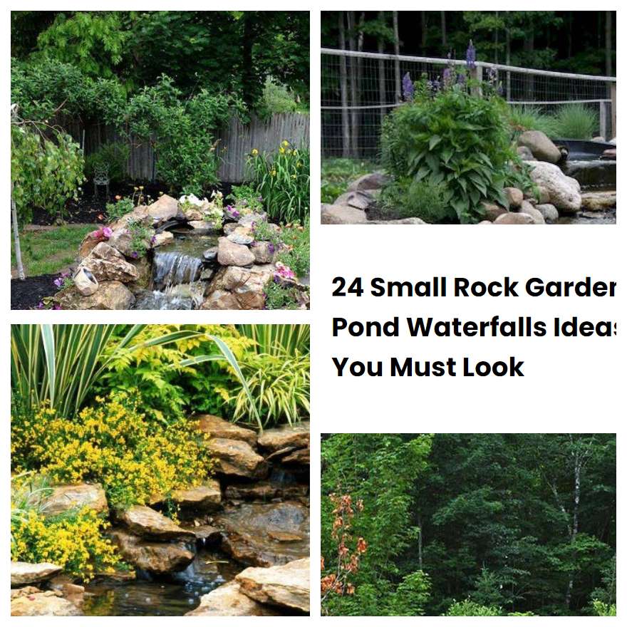 24 Small Rock Garden Pond Waterfalls Ideas You Must Look | SharonSable