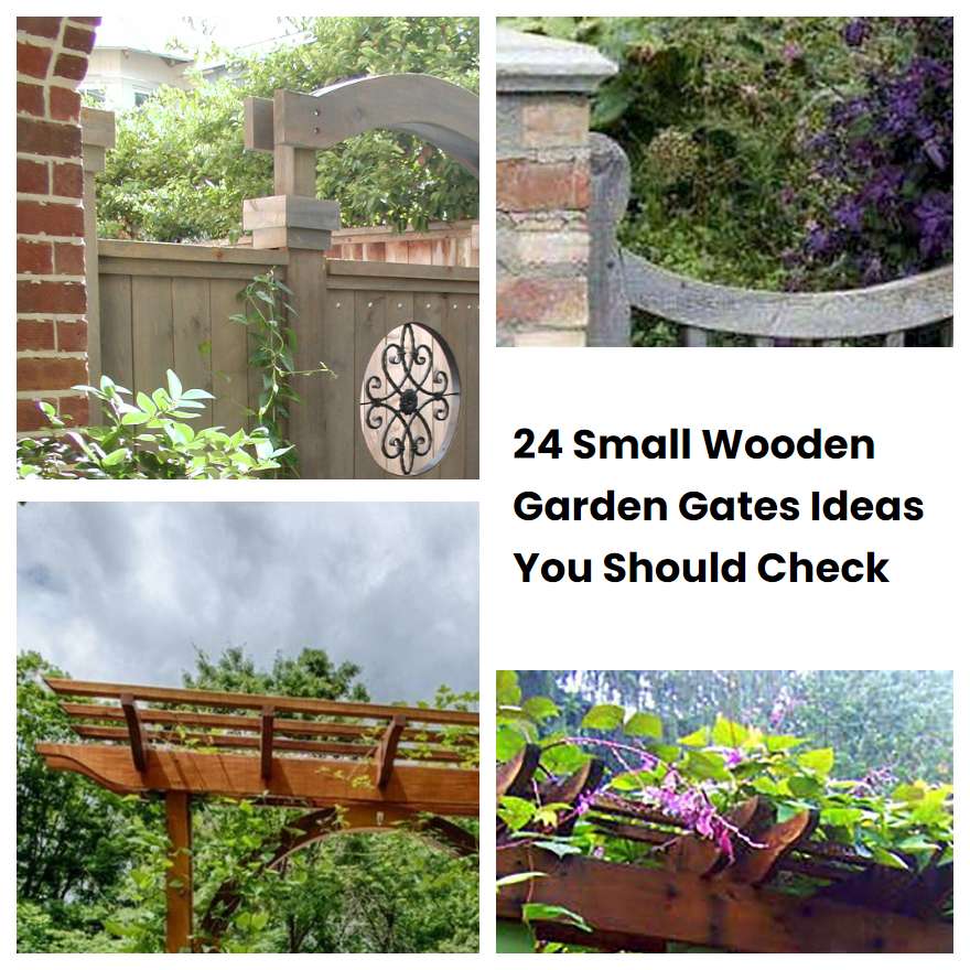 24 Small Wooden Garden Gates Ideas You Should Check | SharonSable