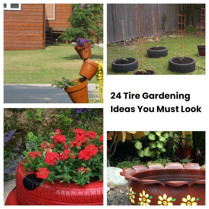 24 Tire Gardening Ideas You Must Look | SharonSable