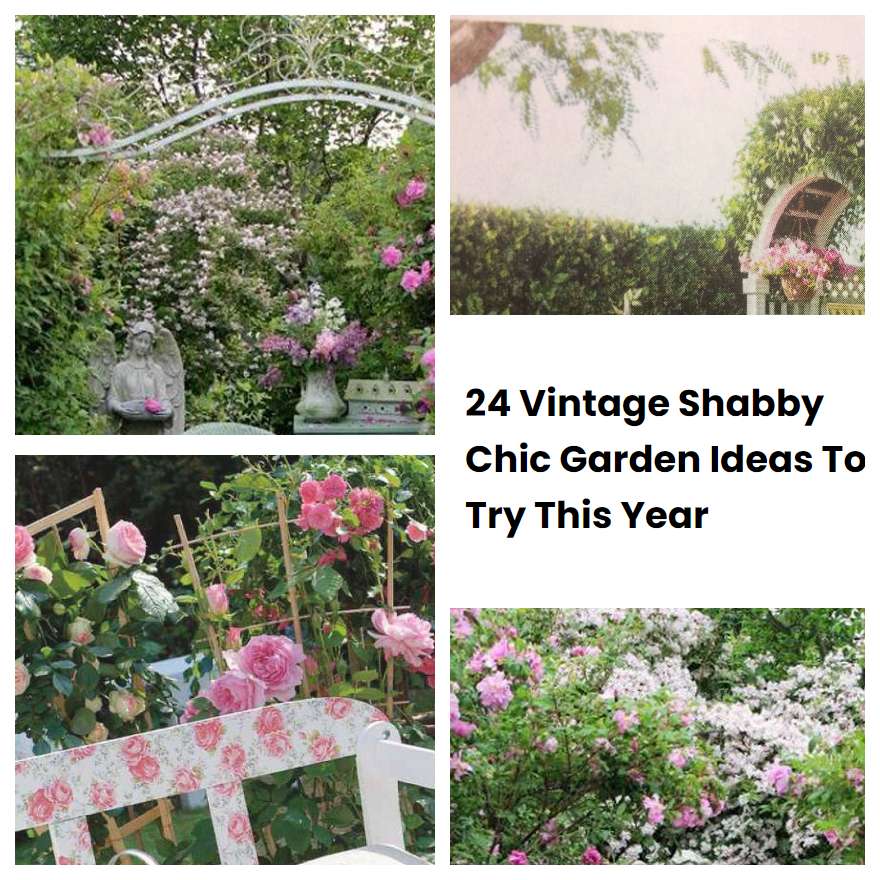 24 Vintage Shabby Chic Garden Ideas To Try This Year | SharonSable