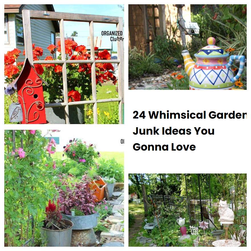 24 Whimsical Garden Junk Ideas You Gonna Love | SharonSable