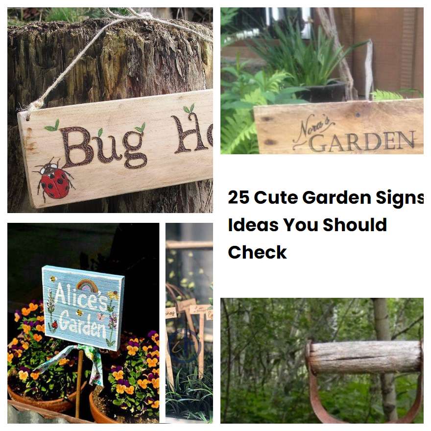 25 Cute Garden Signs Ideas You Should Check | SharonSable