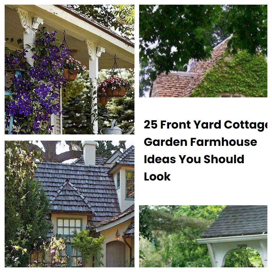 25 Front Yard Cottage Garden Farmhouse Ideas You Should Look | SharonSable