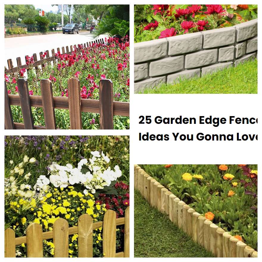 25 Garden Edge Fence Ideas You Gonna Love | SharonSable