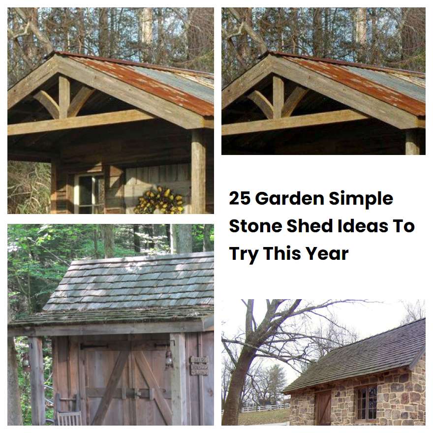 25 Garden Simple Stone Shed Ideas To Try This Year | SharonSable