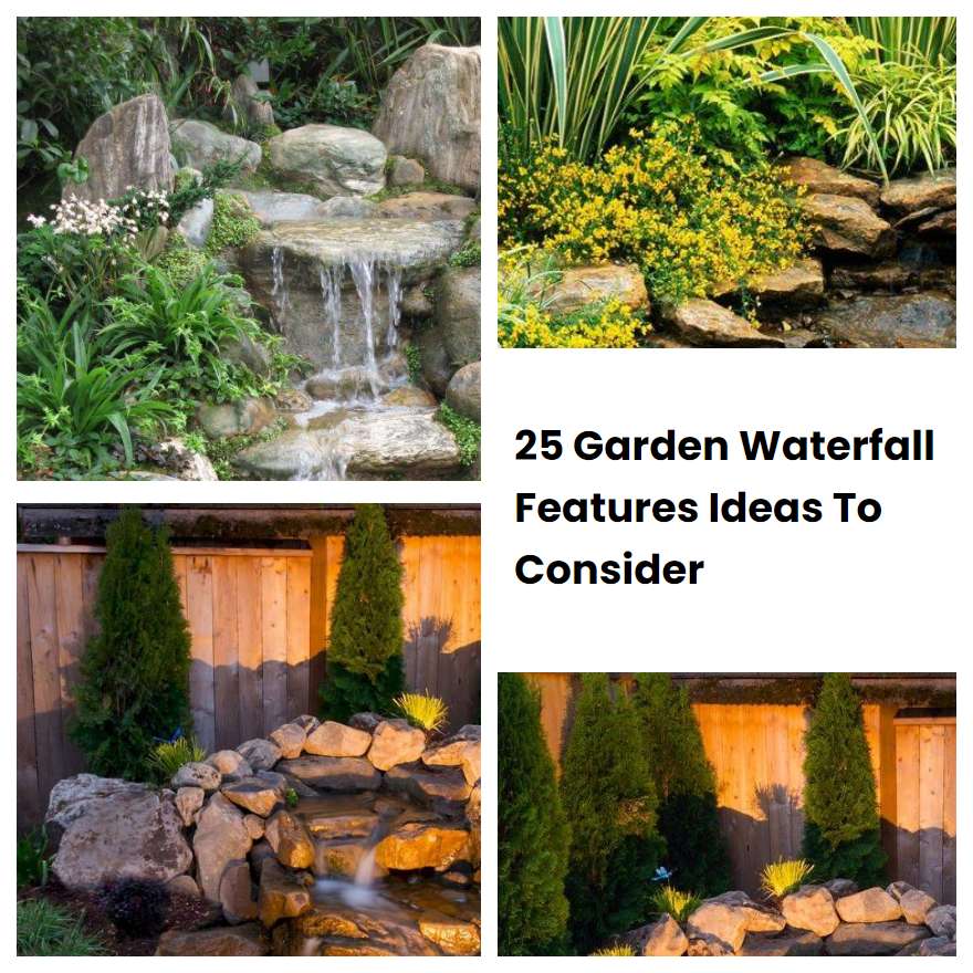 25 Garden Waterfall Features Ideas To Consider | SharonSable
