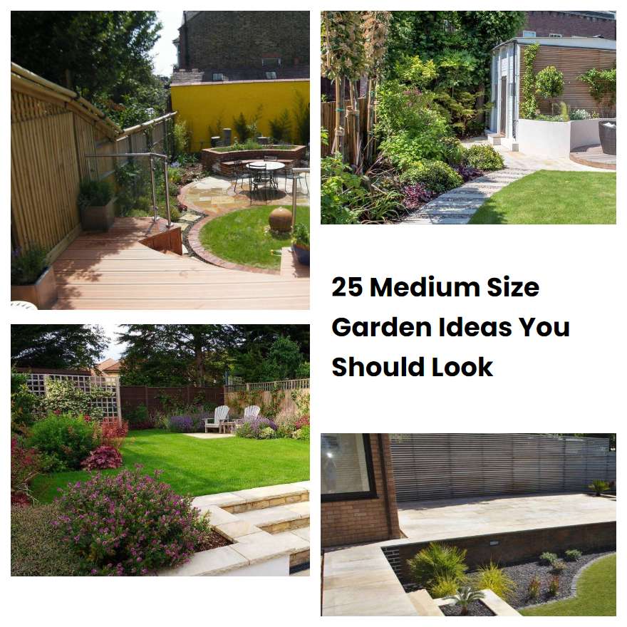 25 Medium Size Garden Ideas You Should Look | SharonSable