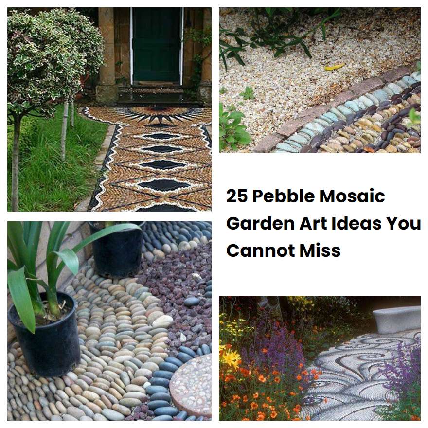 25 Pebble Mosaic Garden Art Ideas You Cannot Miss Sharonsable