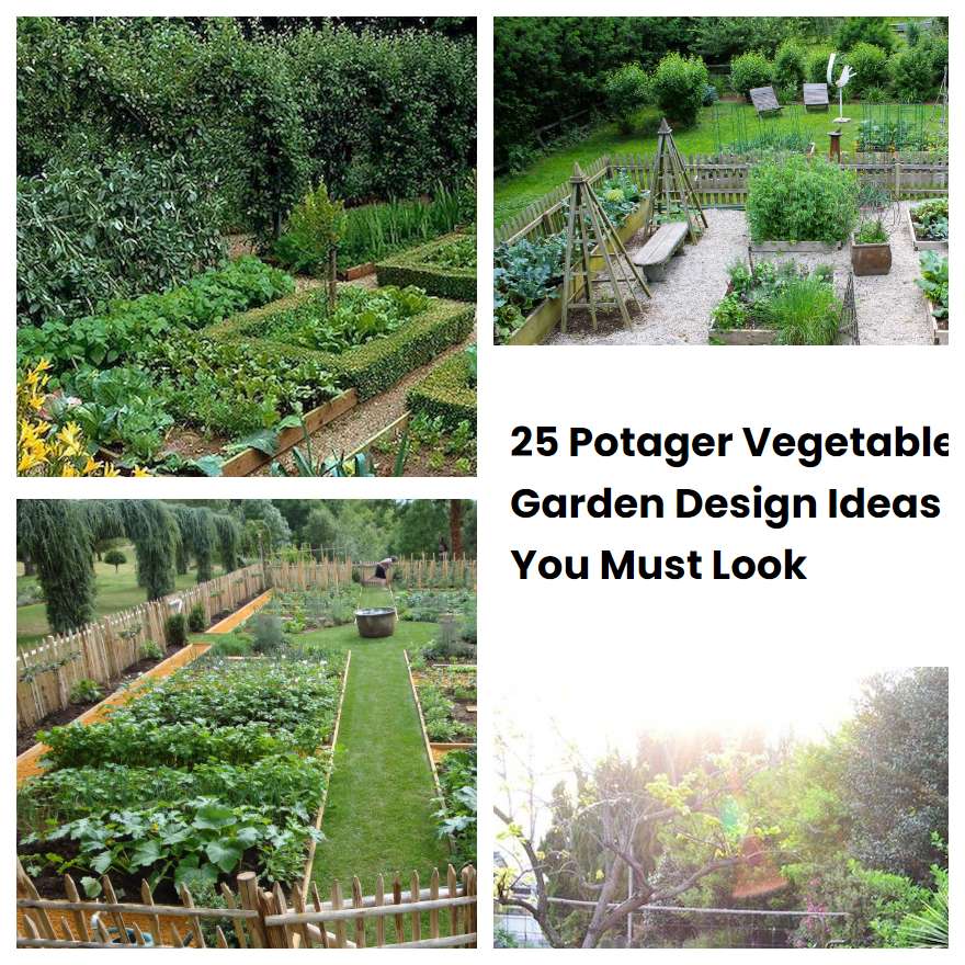 25 Potager Vegetable Garden Design Ideas You Must Look | SharonSable