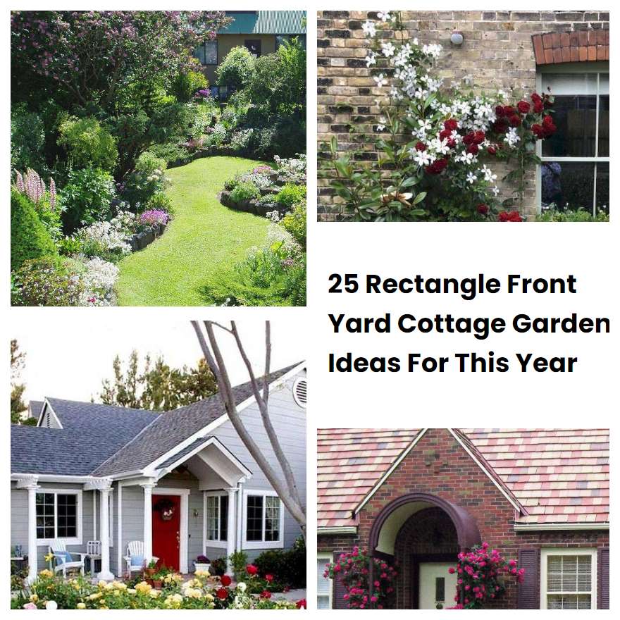 25 Rectangle Front Yard Cottage Garden Ideas For This Year | SharonSable
