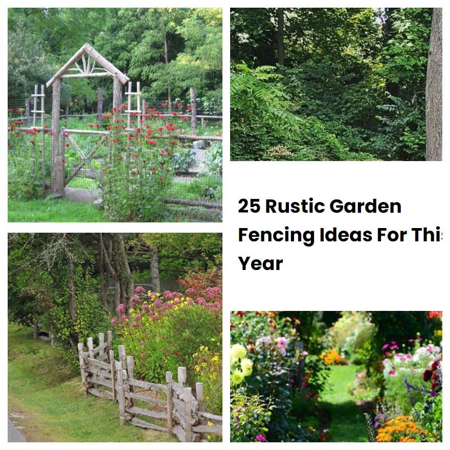 25 Rustic Garden Fencing Ideas For This Year | SharonSable