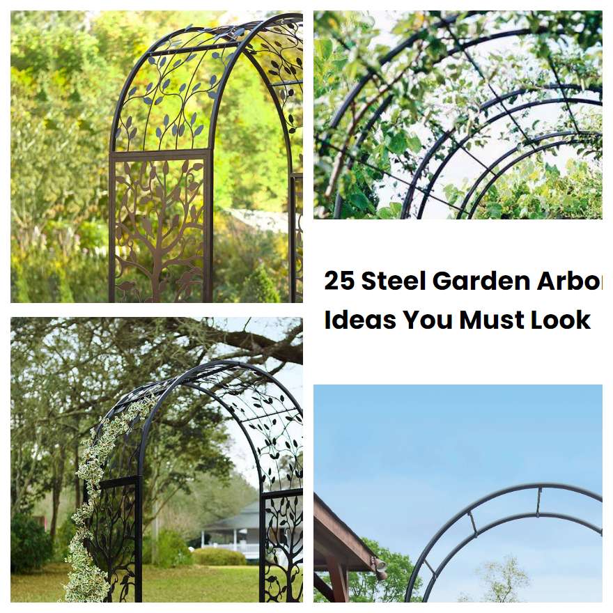 25 Steel Garden Arbor Ideas You Must Look | SharonSable