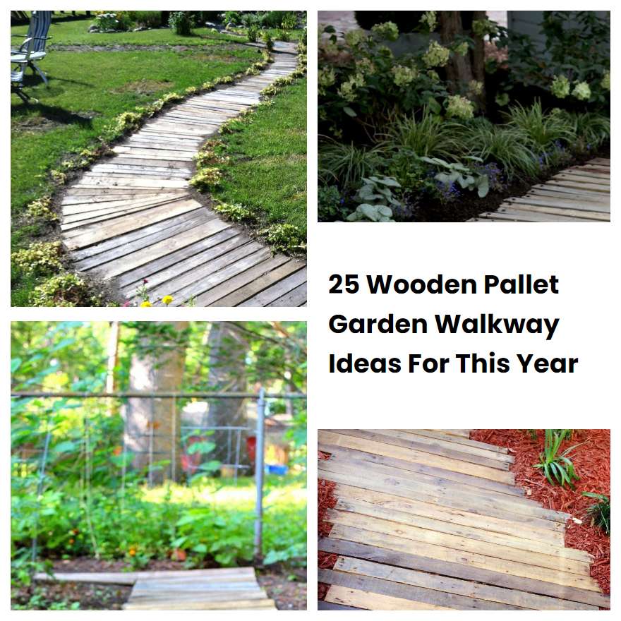 25 Wooden Pallet Garden Walkway Ideas For This Year | SharonSable