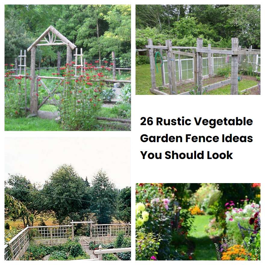 26 Rustic Vegetable Garden Fence Ideas You Should Look | SharonSable
