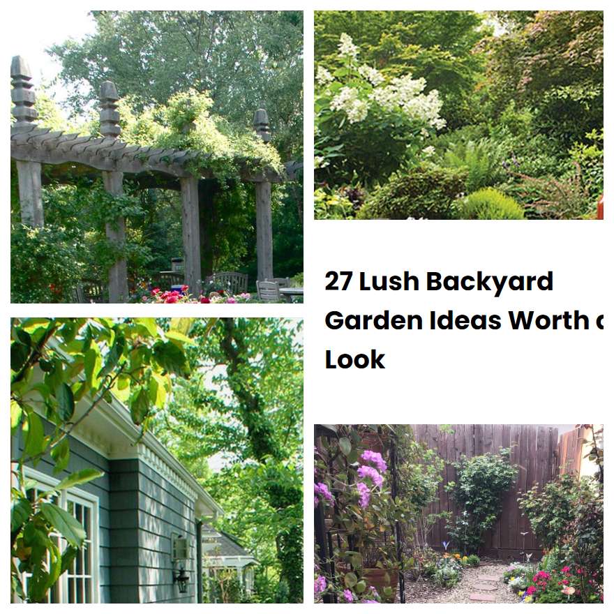 27 Lush Backyard Garden Ideas Worth a Look | SharonSable