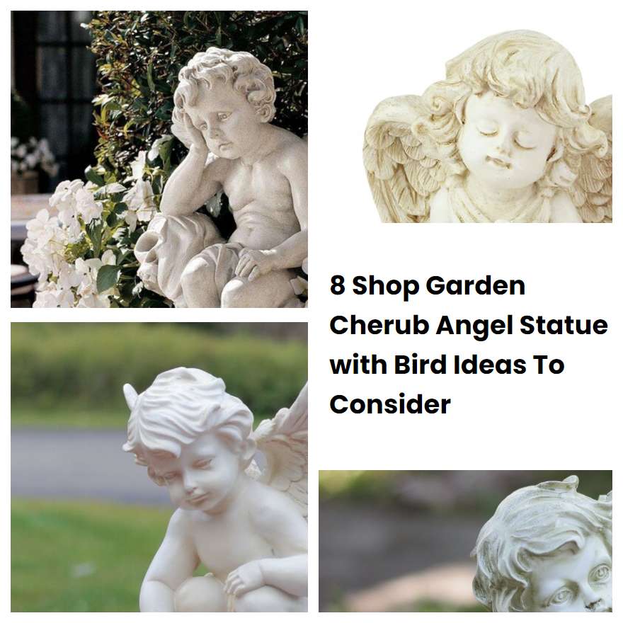 8 Shop Garden Cherub Angel Statue with Bird Ideas To Consider | SharonSable